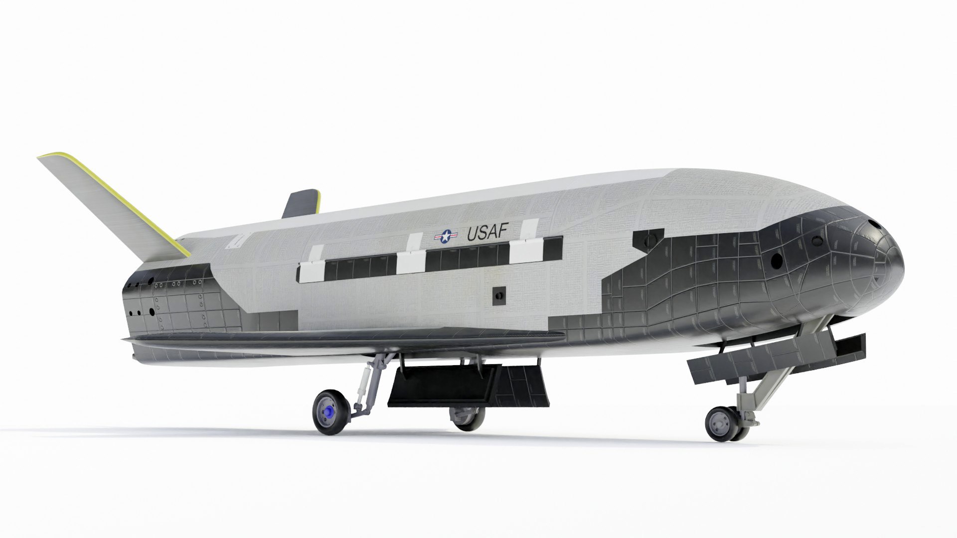 X-37b Space Plane X-37 3D Model - TurboSquid 1426373
