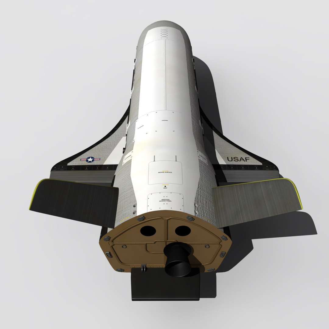 X-37b Space Plane X-37 3D Model - TurboSquid 1426373