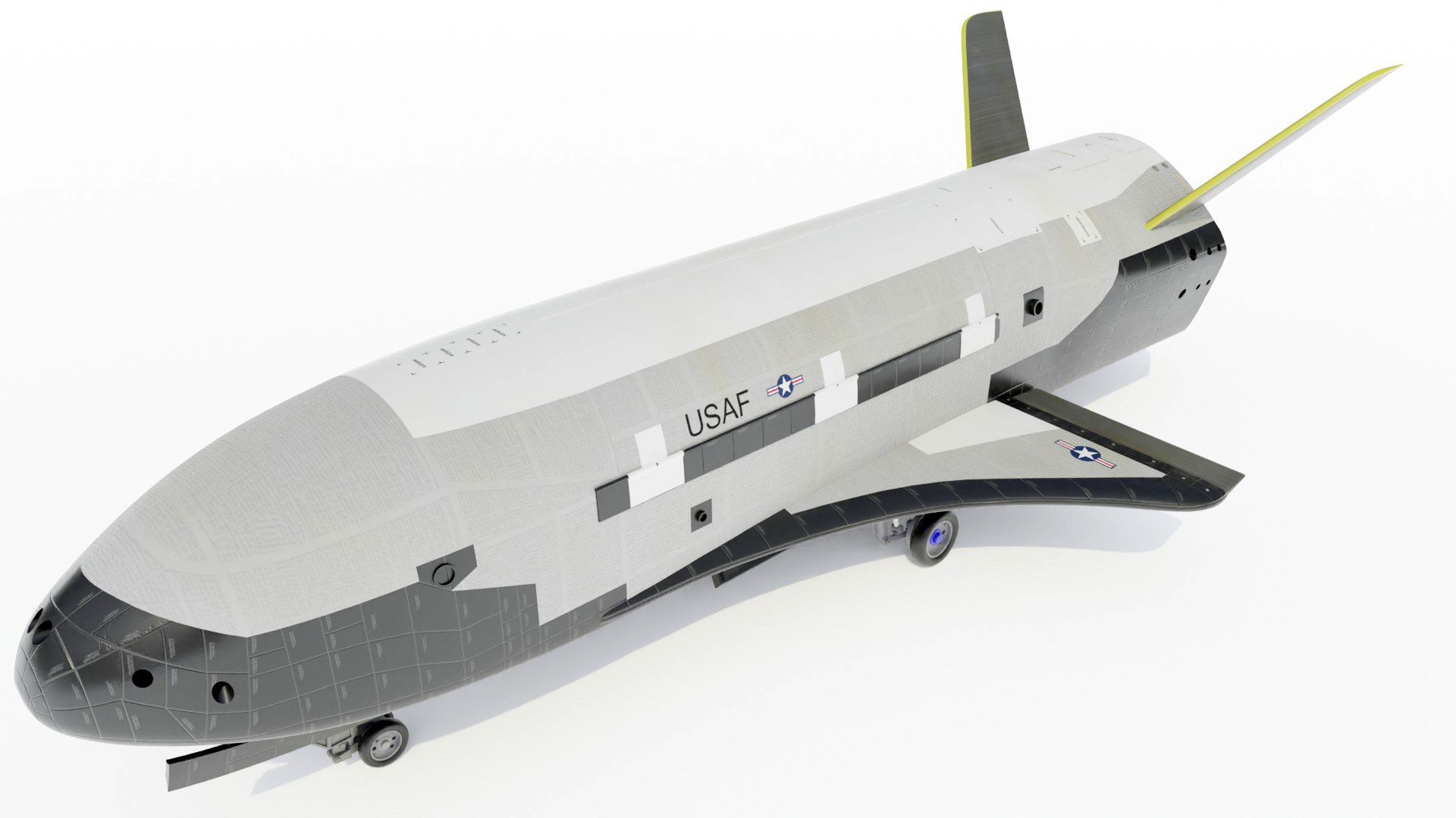 X-37b Space Plane X-37 3D Model - TurboSquid 1426373