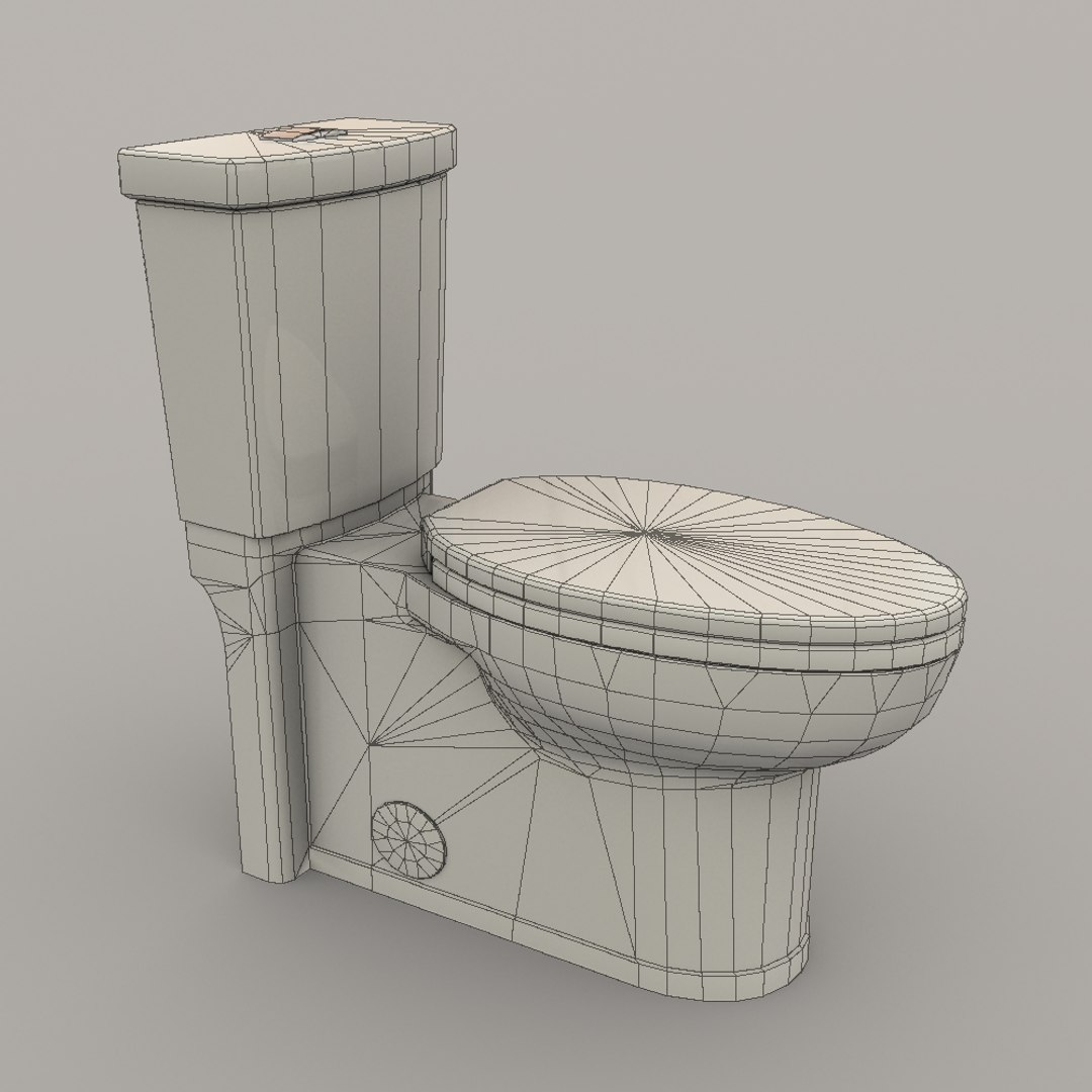 Toilet Polys Unity 3D Model - TurboSquid 1276962