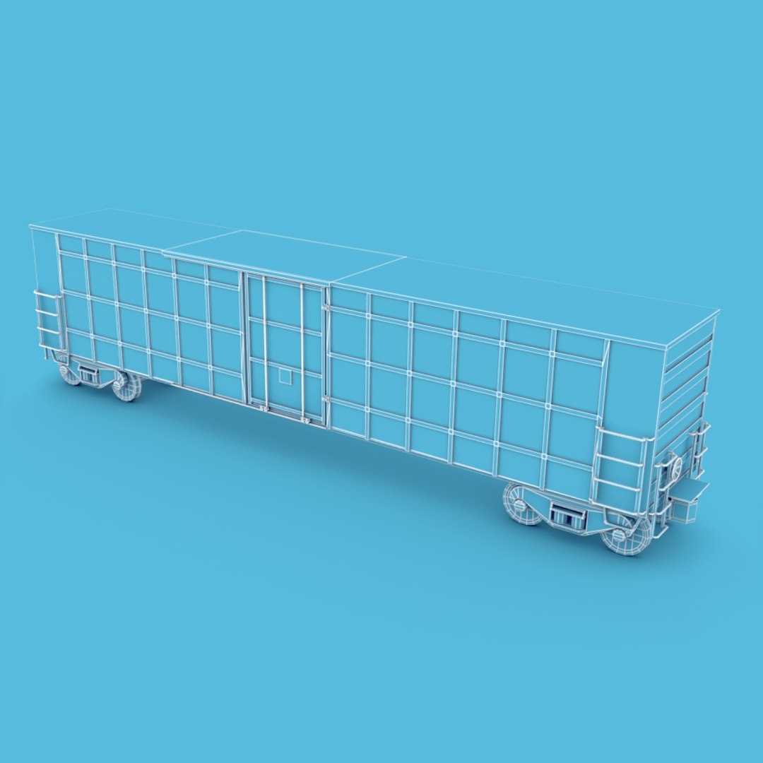 3D Box Car - TurboSquid 1218543