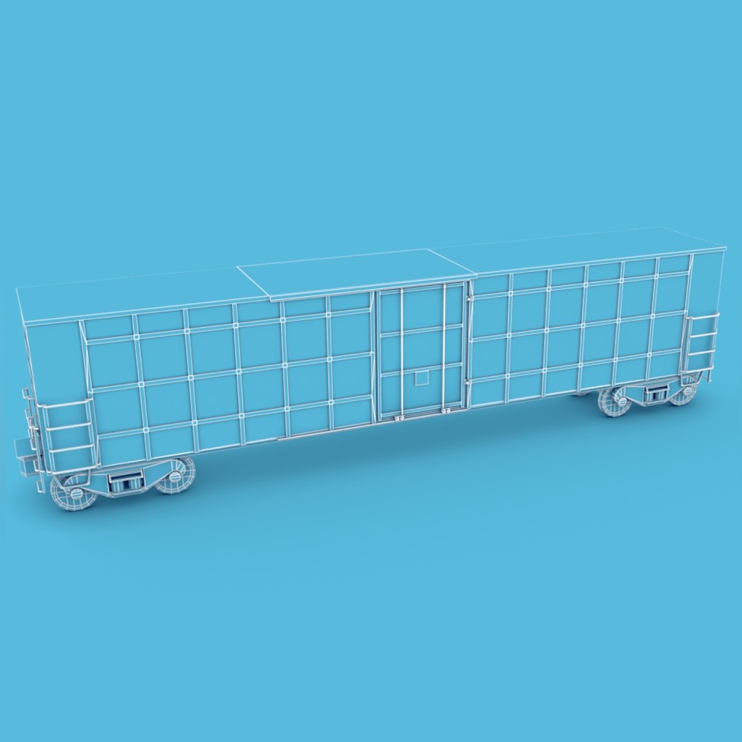3D Box Car - TurboSquid 1218543