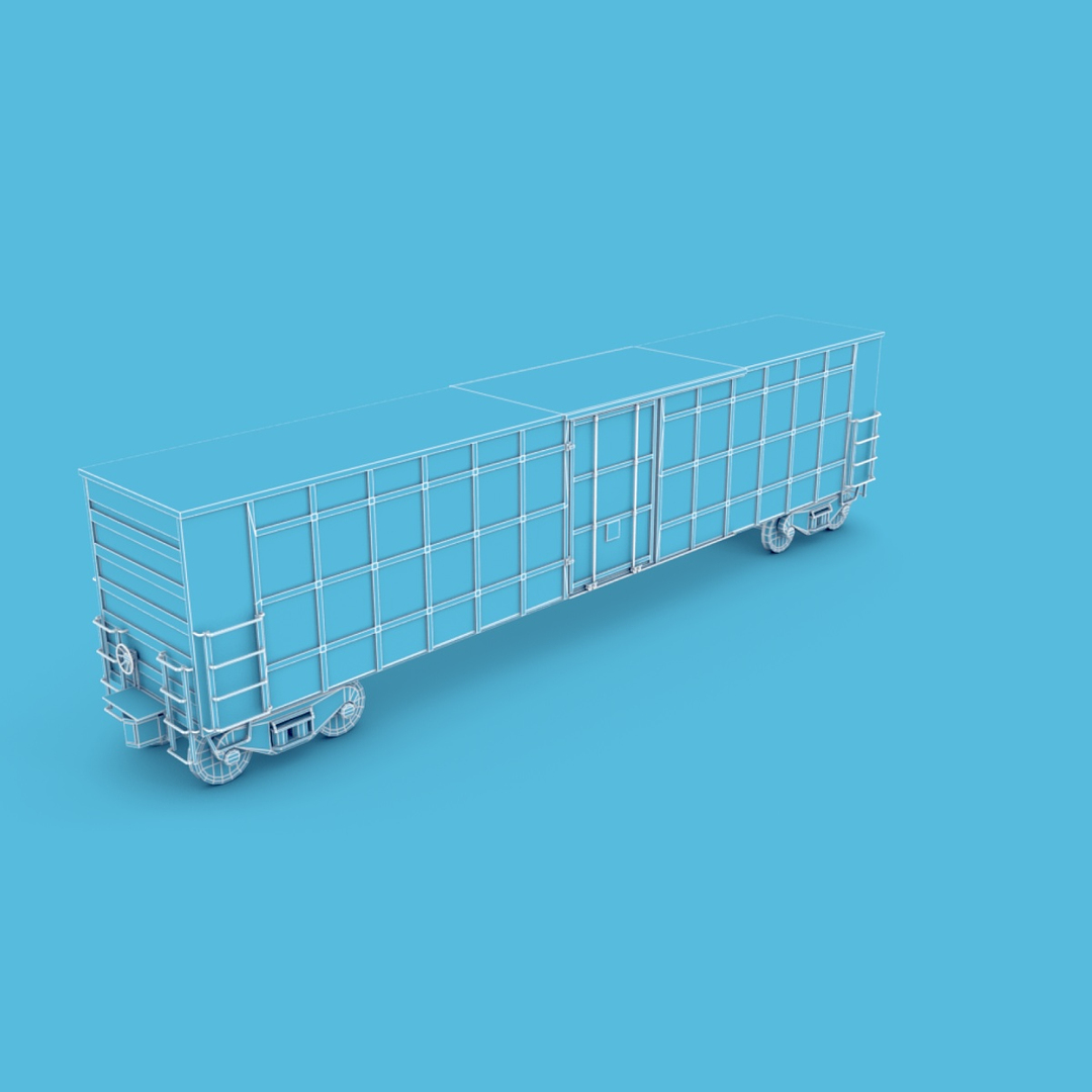 3D Box Car - TurboSquid 1218543