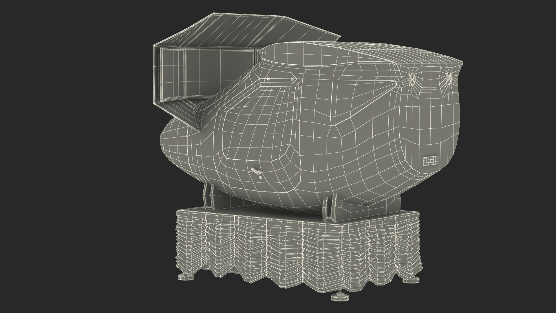 3D Flight Simulator Rigged for Maya model - TurboSquid 2178102