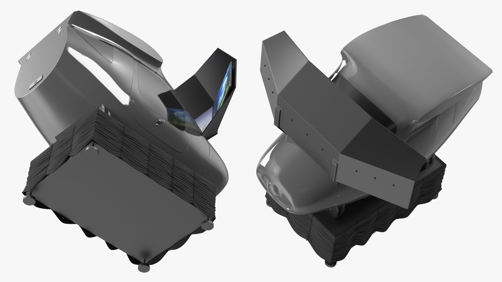 3D Flight Simulator Rigged for Maya model - TurboSquid 2178102