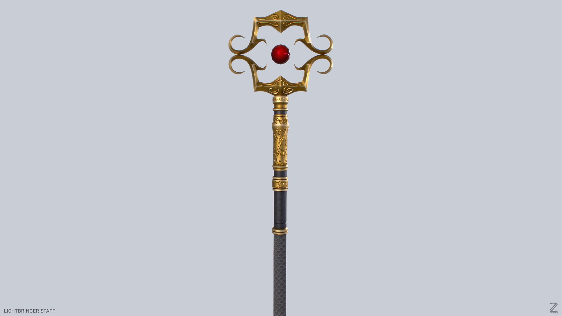 Lightbringer Staff 3D Model - TurboSquid 2422017