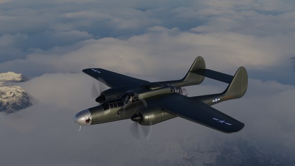 Northrop P-61 Black Widow 3D 모델 - TurboSquid 1879004
