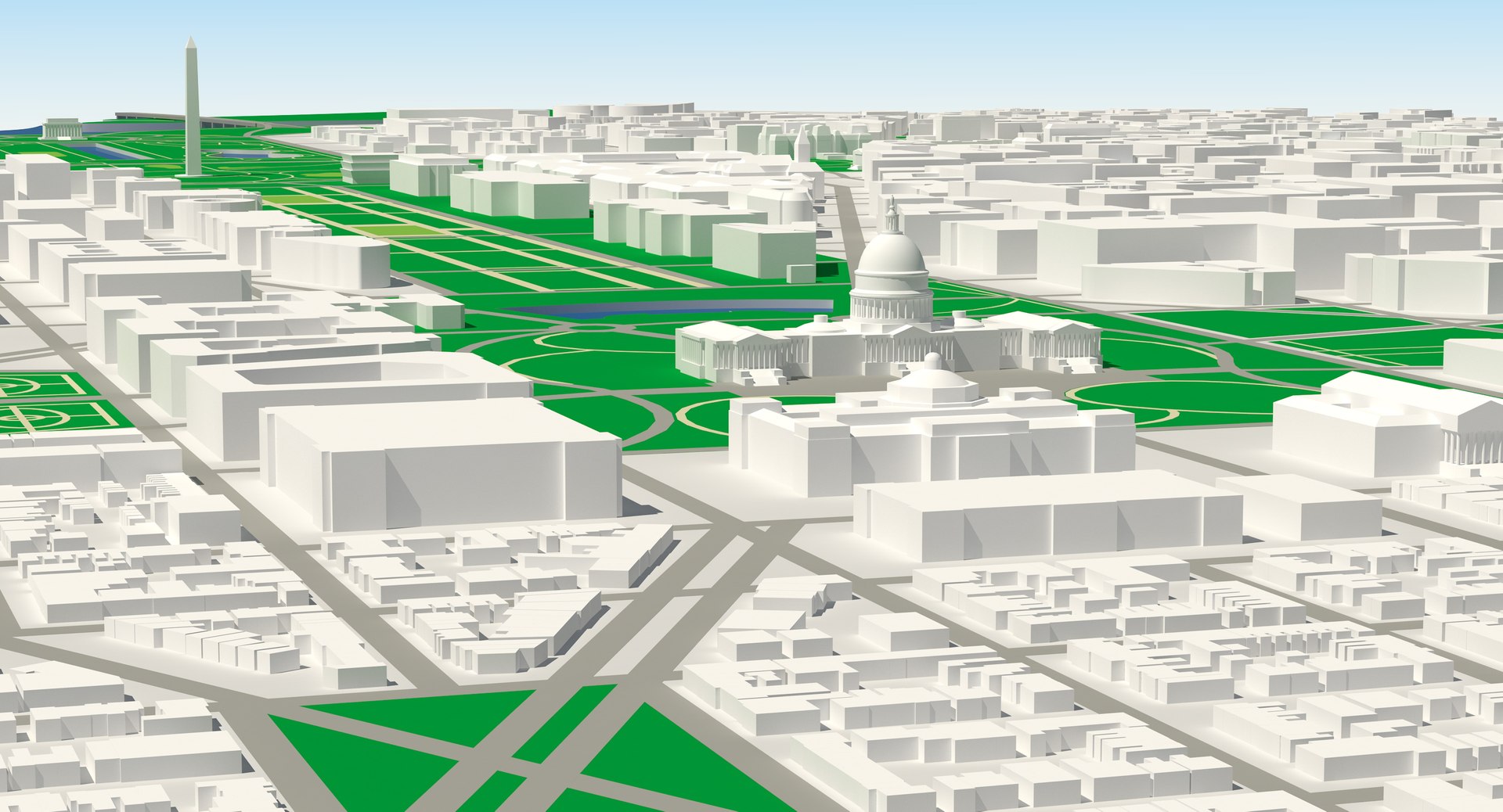 Washington Dc City 3D Model - TurboSquid 1355569