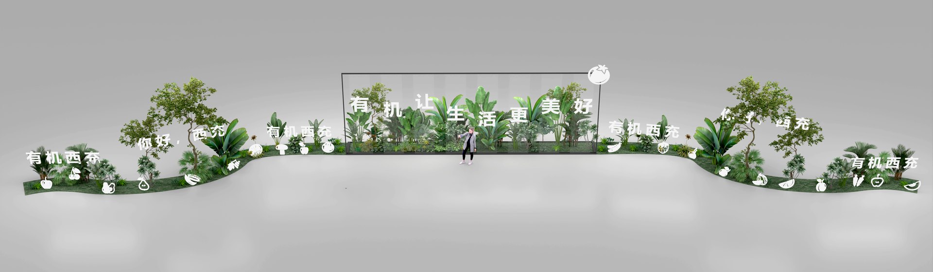 3D Green Plant Display Model - TurboSquid 2136528