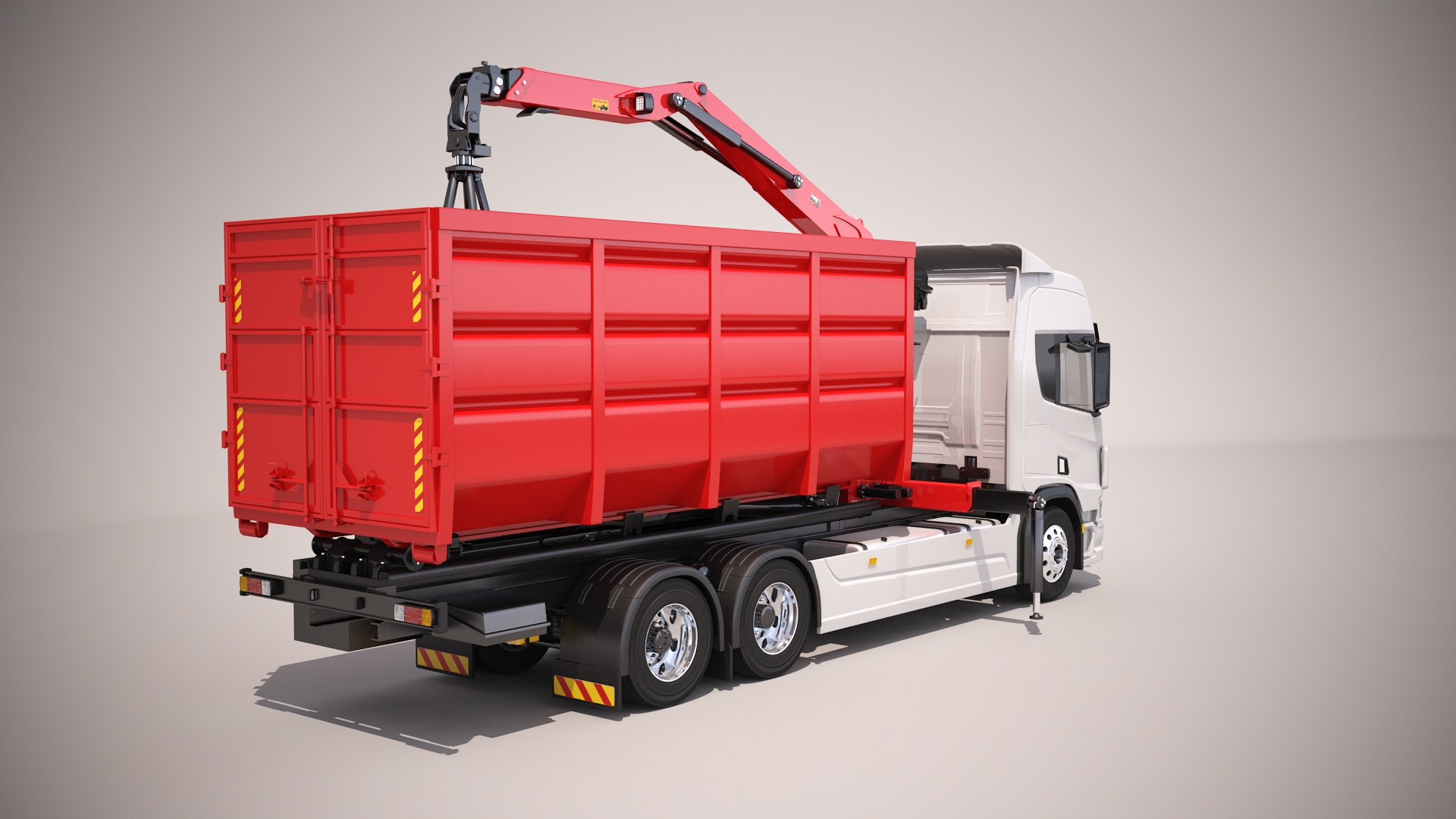 3D Model Generic Waste Handling Crane Truck - TurboSquid 1479019