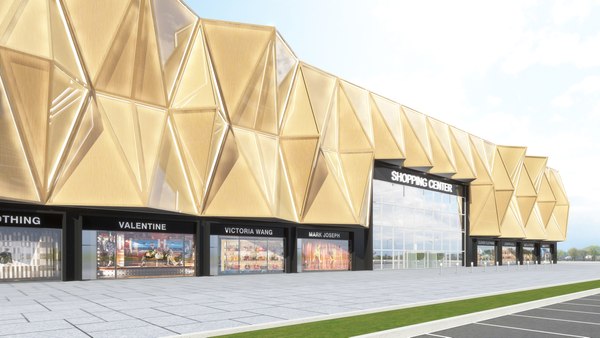 3D model Shopping Centre 3 - Interior and Exterior - TurboSquid 1886073