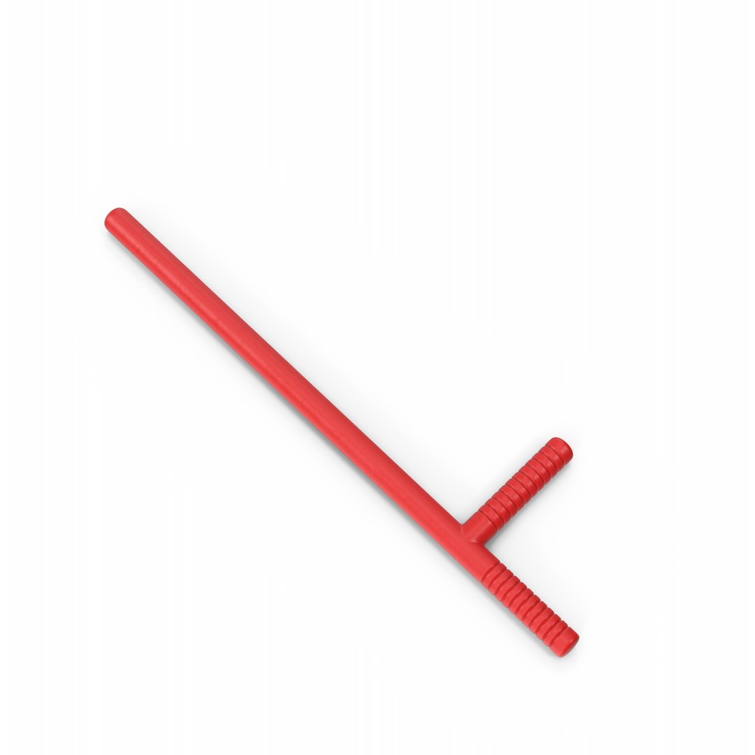 Red Police Baton Model - TurboSquid 2183575