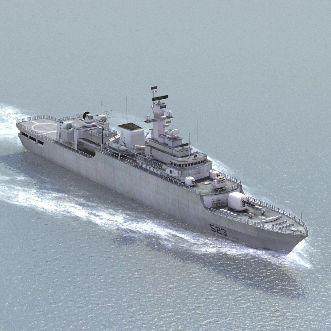 3d Chinese Navy Warship Jiangwei Model