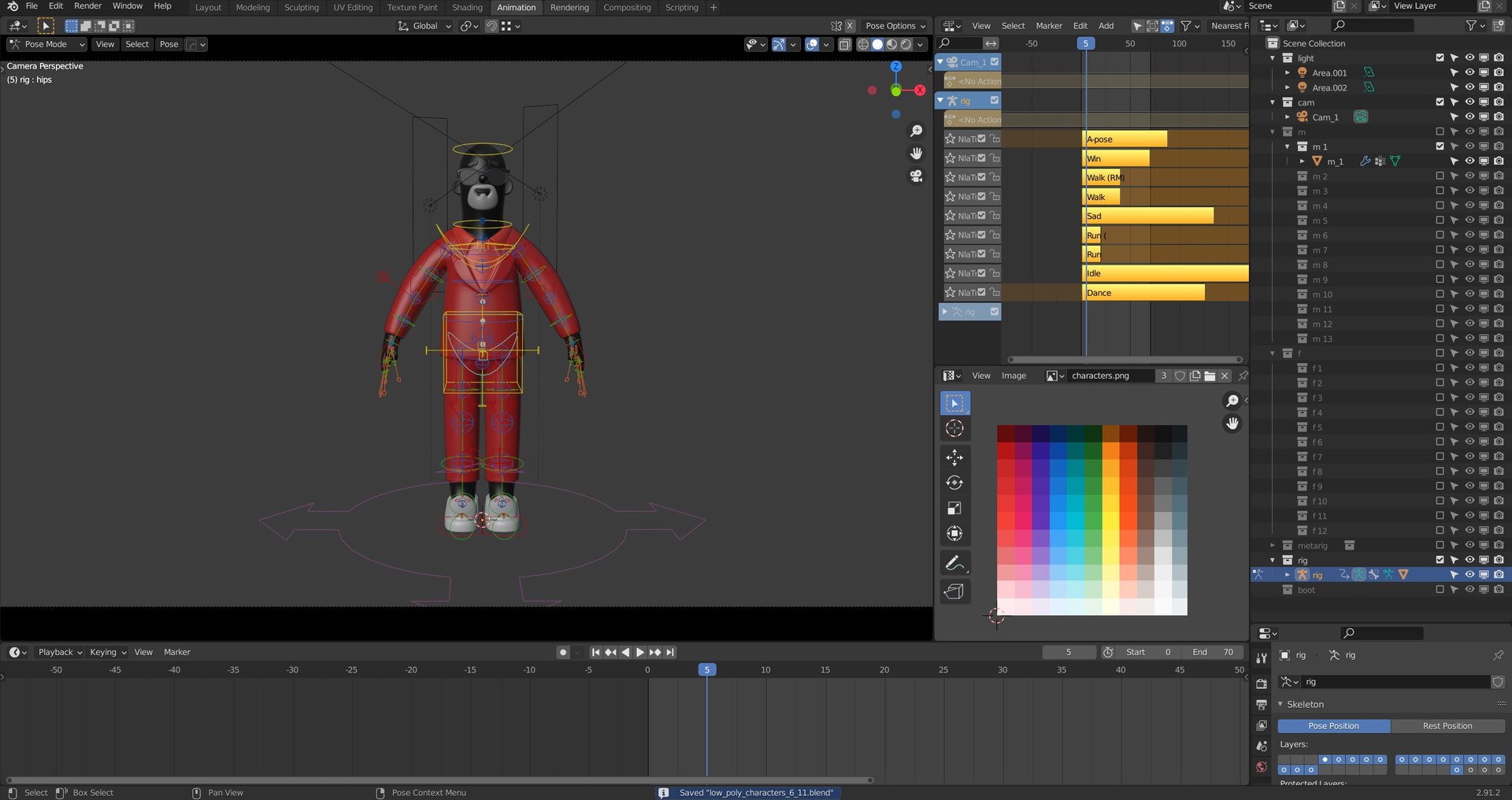 Characters 6 11 model - TurboSquid 1916314