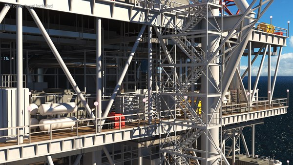 Spar Platform 3D - TurboSquid 1839901