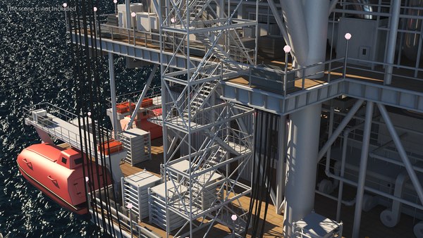 Spar Platform 3D - TurboSquid 1839901