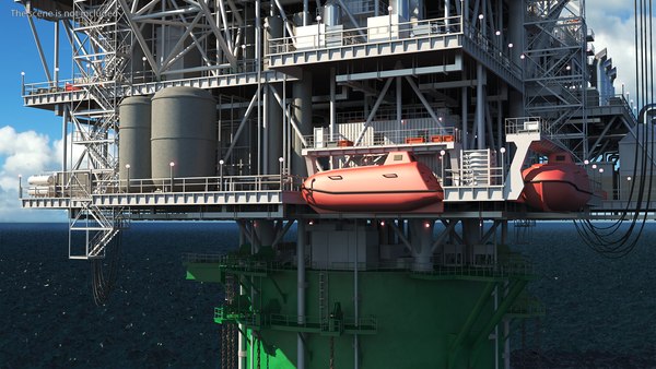 Spar Platform 3D - TurboSquid 1839901