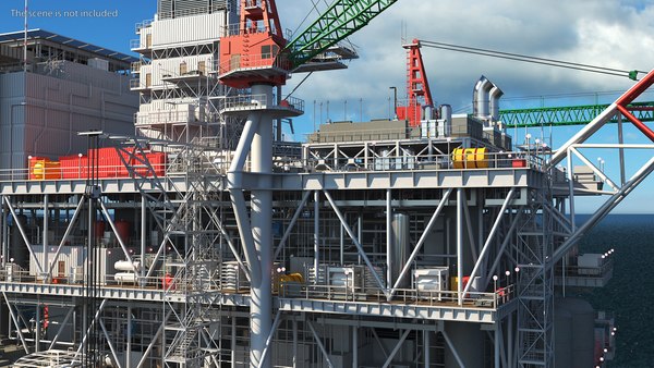 Spar Platform 3D - TurboSquid 1839901