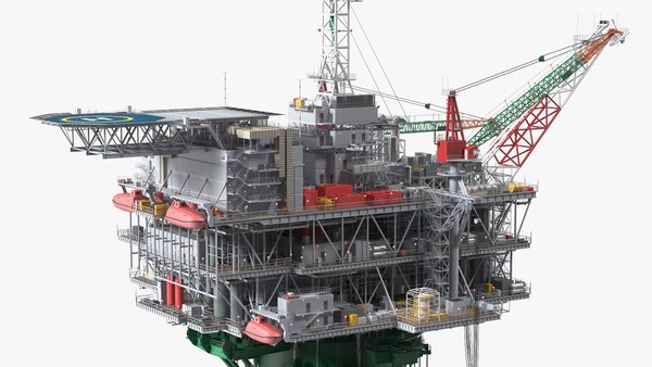 Spar Platform 3D - TurboSquid 1839901
