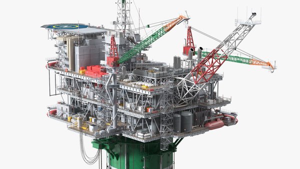 Spar Platform 3D - TurboSquid 1839901