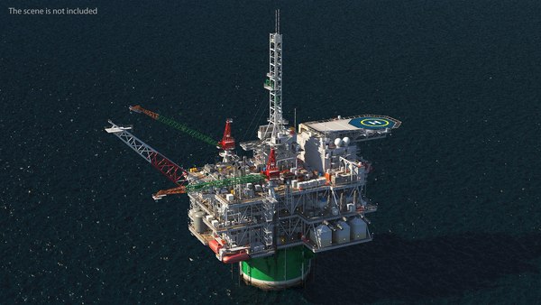 Spar Platform 3D - TurboSquid 1839901