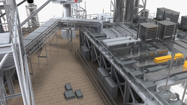 Spar Platform 3D - TurboSquid 1839901