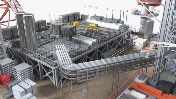 Spar Platform 3D - TurboSquid 1839901