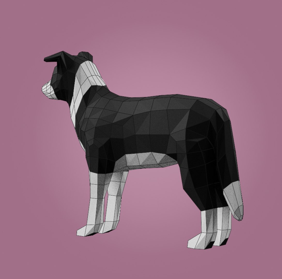 3D Model Lowpoly Stylized Dog - TurboSquid 2191757