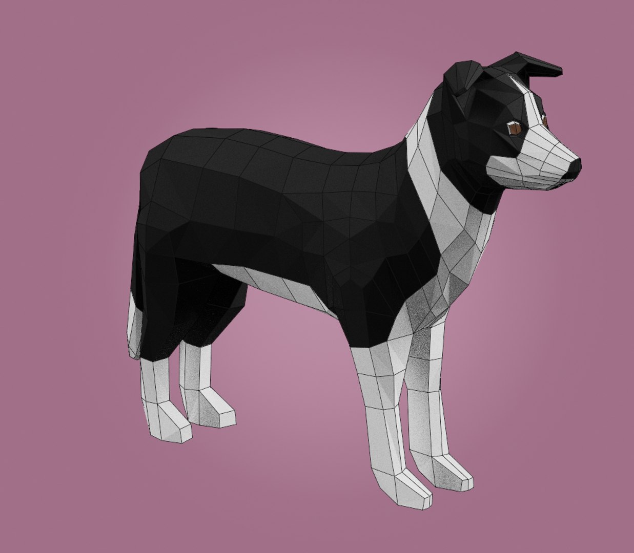 3D Model Lowpoly Stylized Dog - TurboSquid 2191757