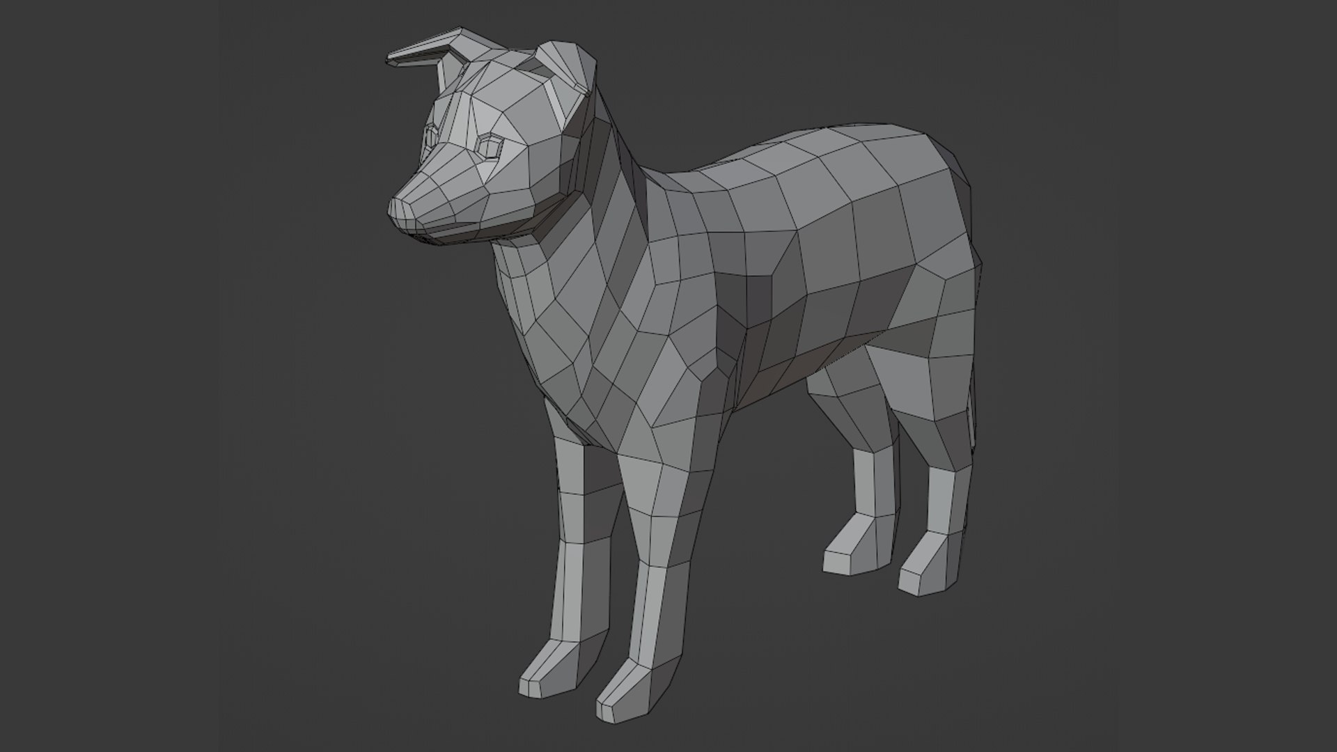 3D Model Lowpoly Stylized Dog - TurboSquid 2191757