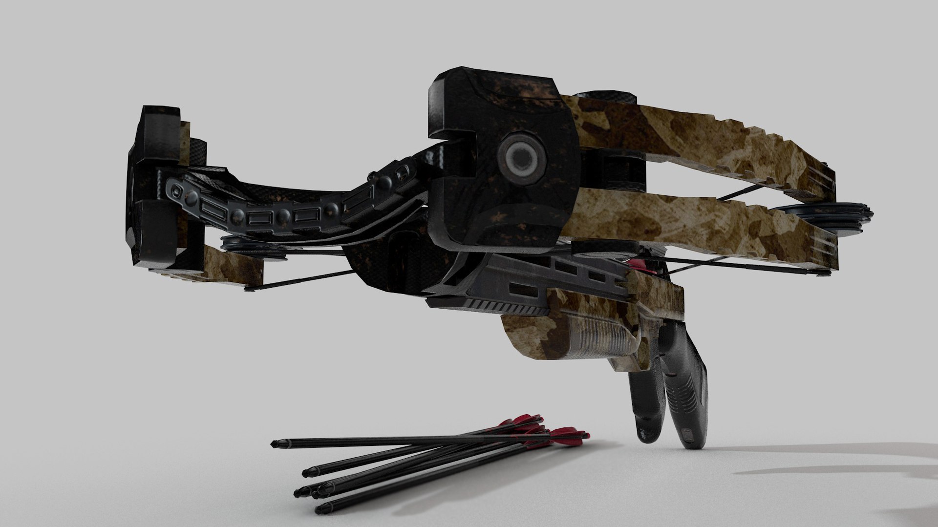 Crossbow Low-poly 3D Model - TurboSquid 2119351