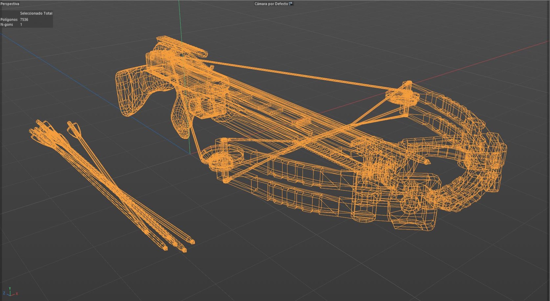 Crossbow Low-poly 3D Model - TurboSquid 2119351