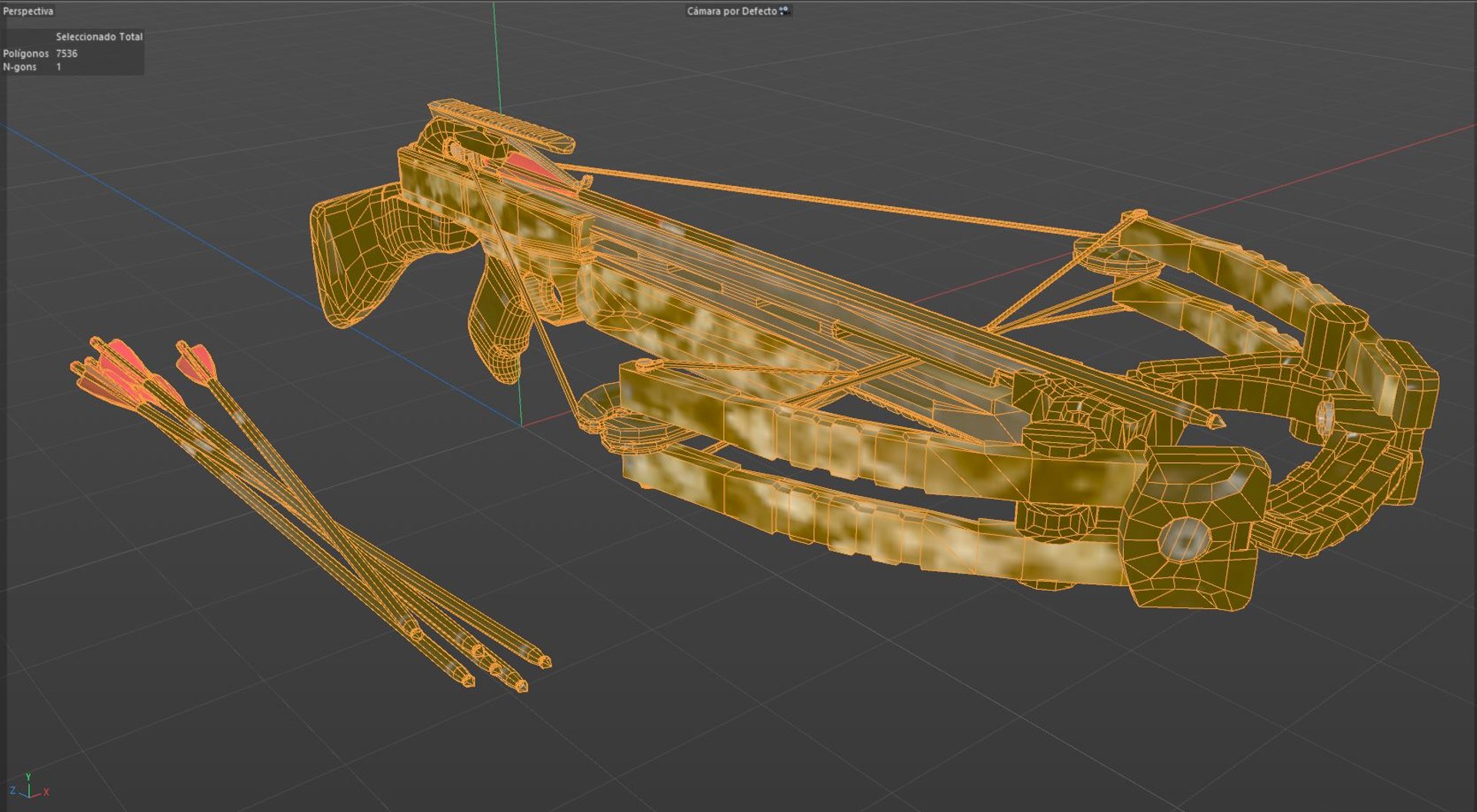 Crossbow Low-poly 3D Model - TurboSquid 2119351