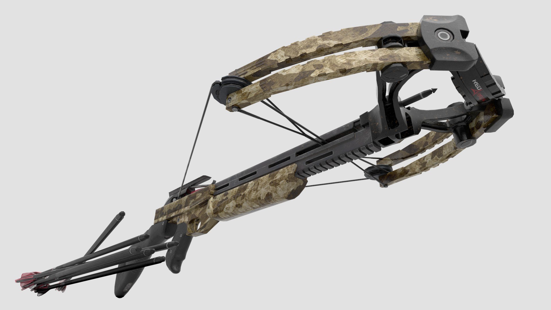 Crossbow Low-poly 3D Model - TurboSquid 2119351