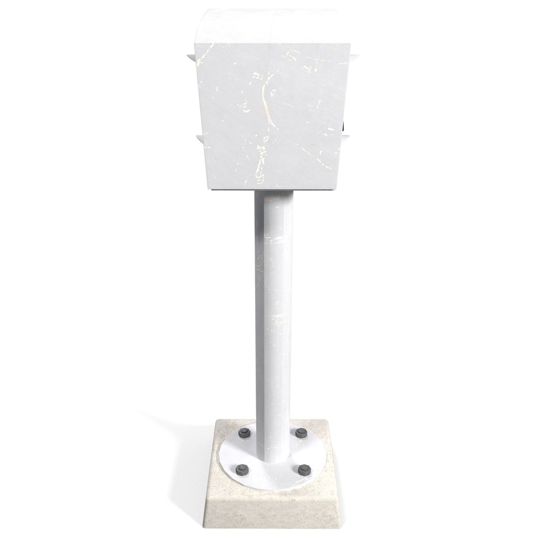 Roadside Radar Speed Camera 3d 3ds