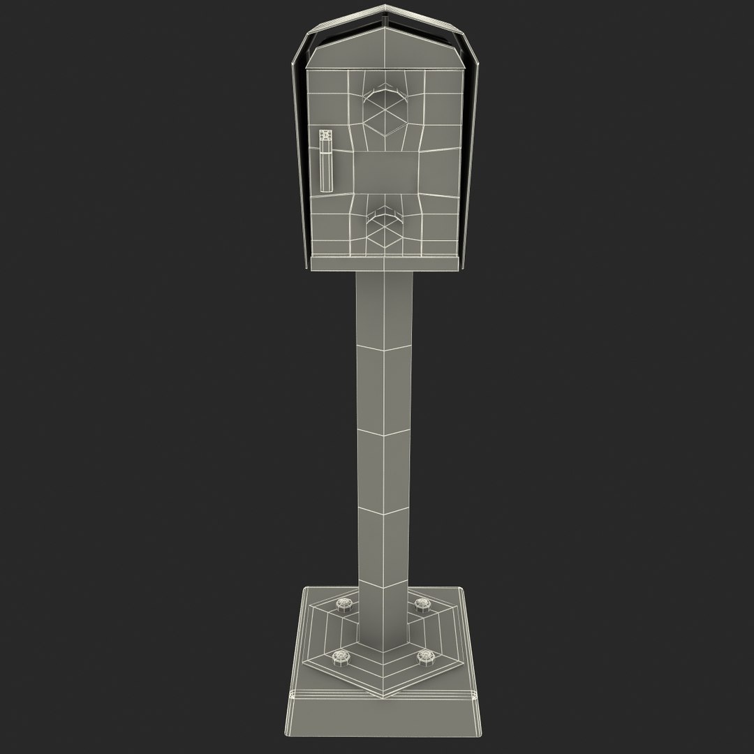 Roadside Radar Speed Camera 3d 3ds