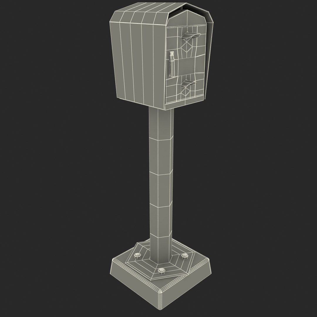 Roadside Radar Speed Camera 3d 3ds