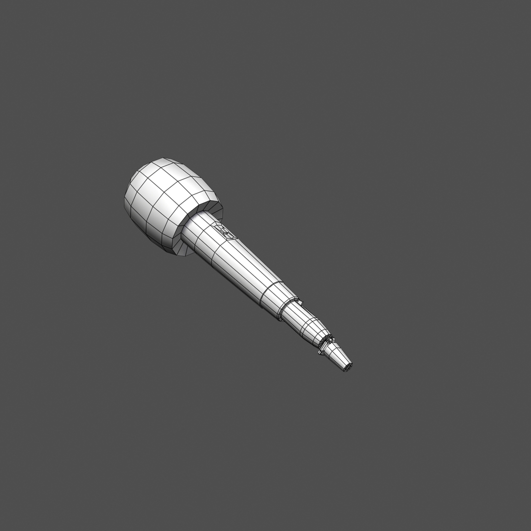 3d Model Of Microphone Holder