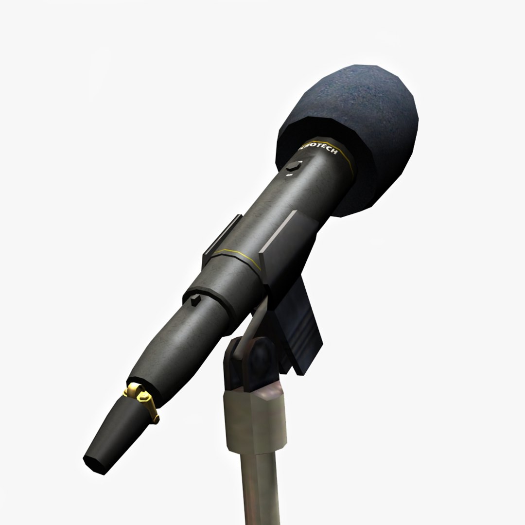 3d Model Of Microphone Holder