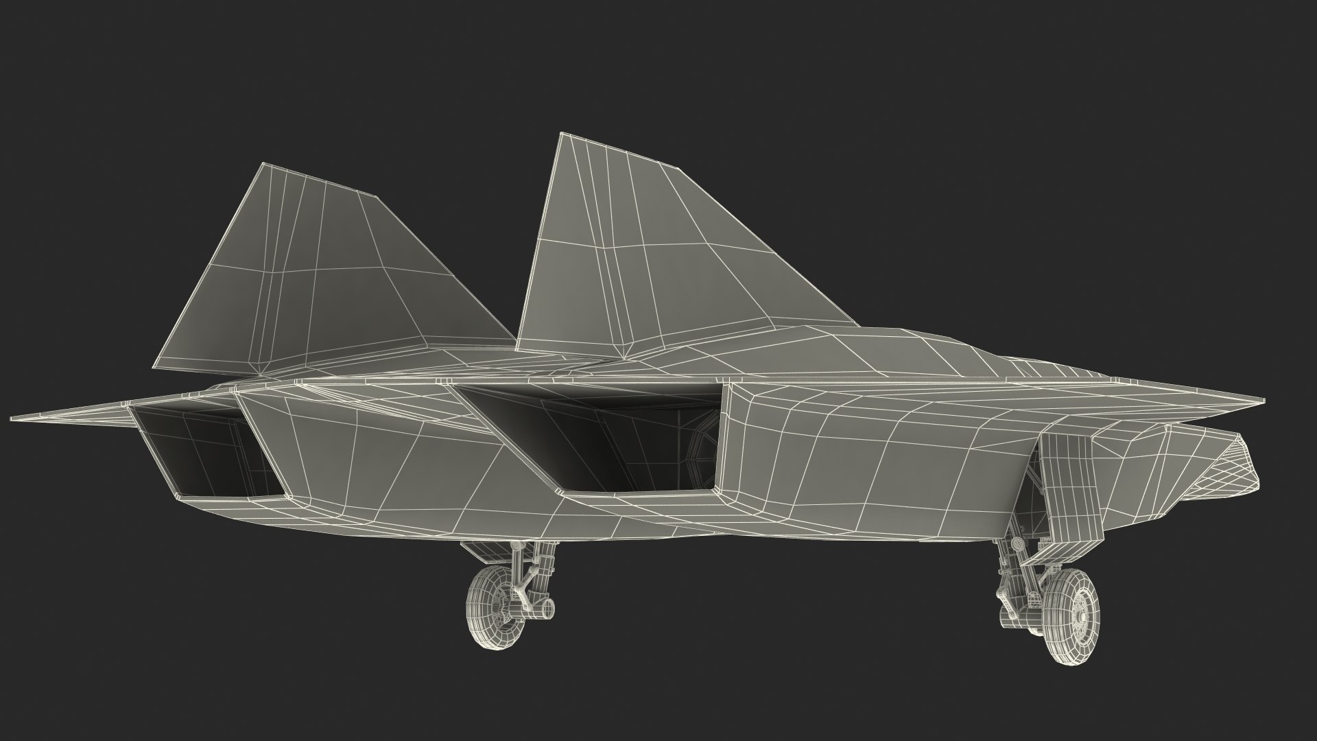 Lockheed SR-72 DarkStar Rigged For Maya 3D Model - TurboSquid 2282265