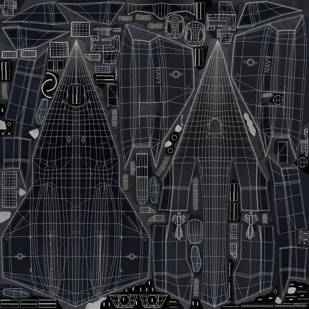 Lockheed SR-72 DarkStar Rigged For Maya 3D Model - TurboSquid 2282265