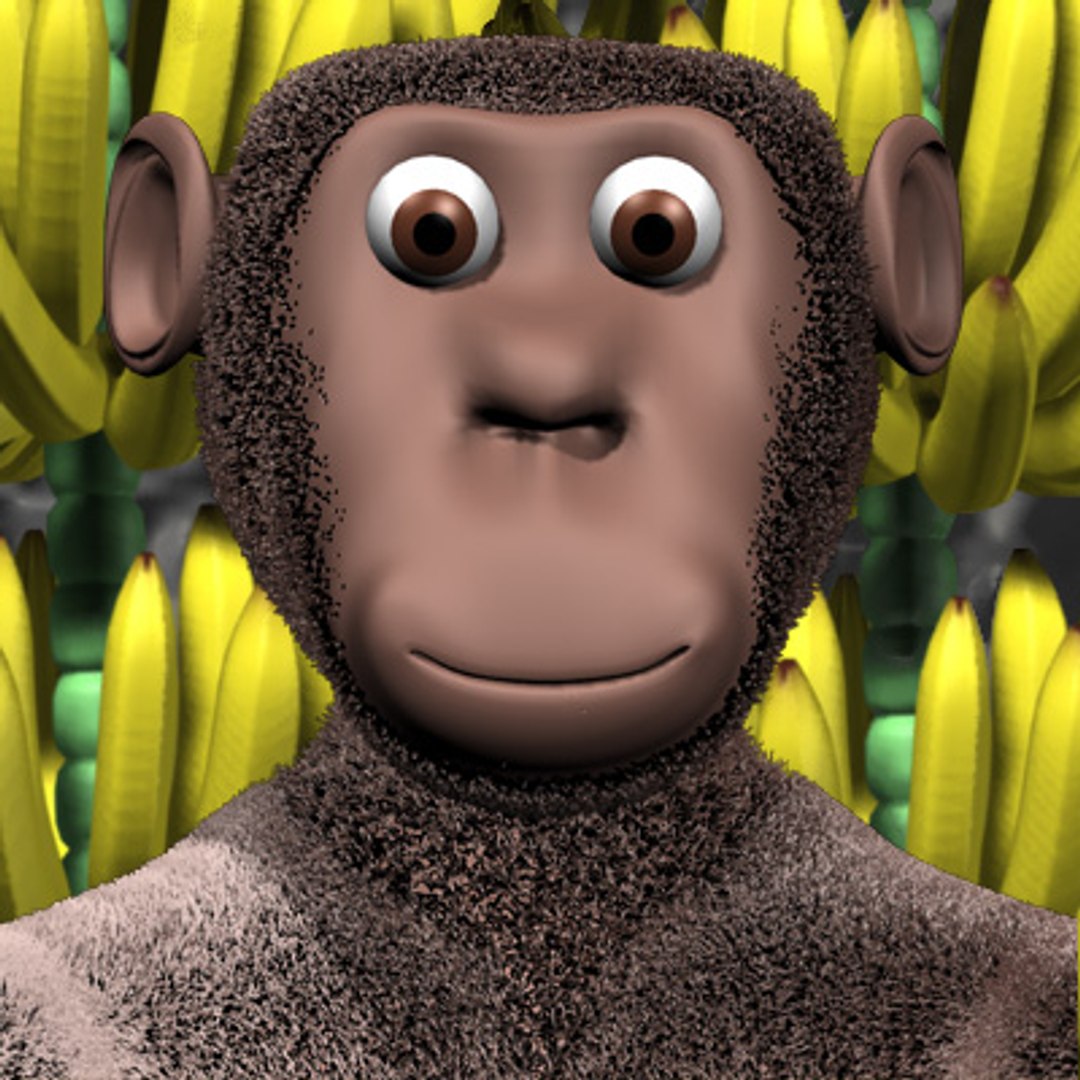 Maya Rigged Monkey