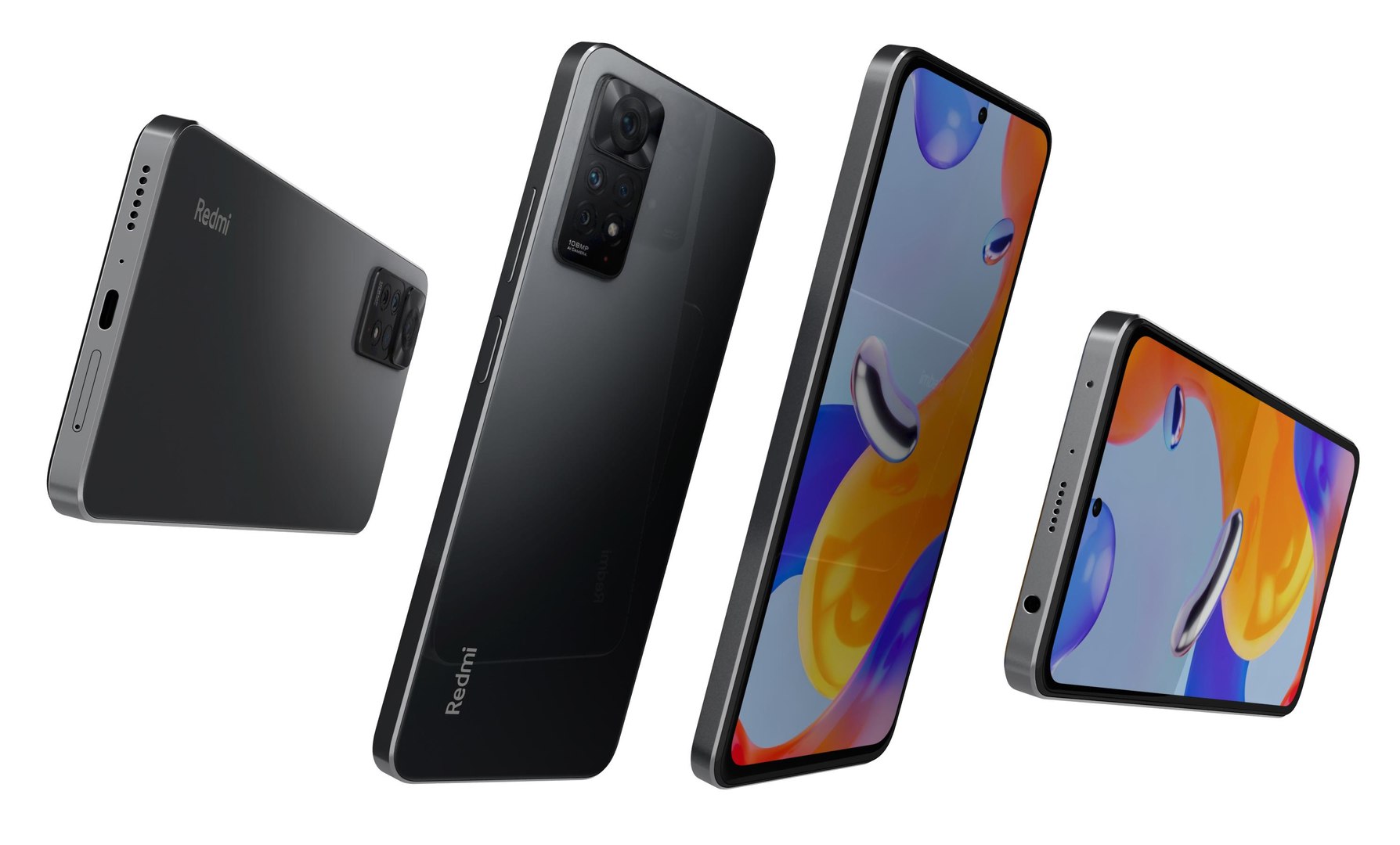 Xiaomi Redmi Note 11 Pro Graphite Gray 3D Model - TurboSquid 1849773