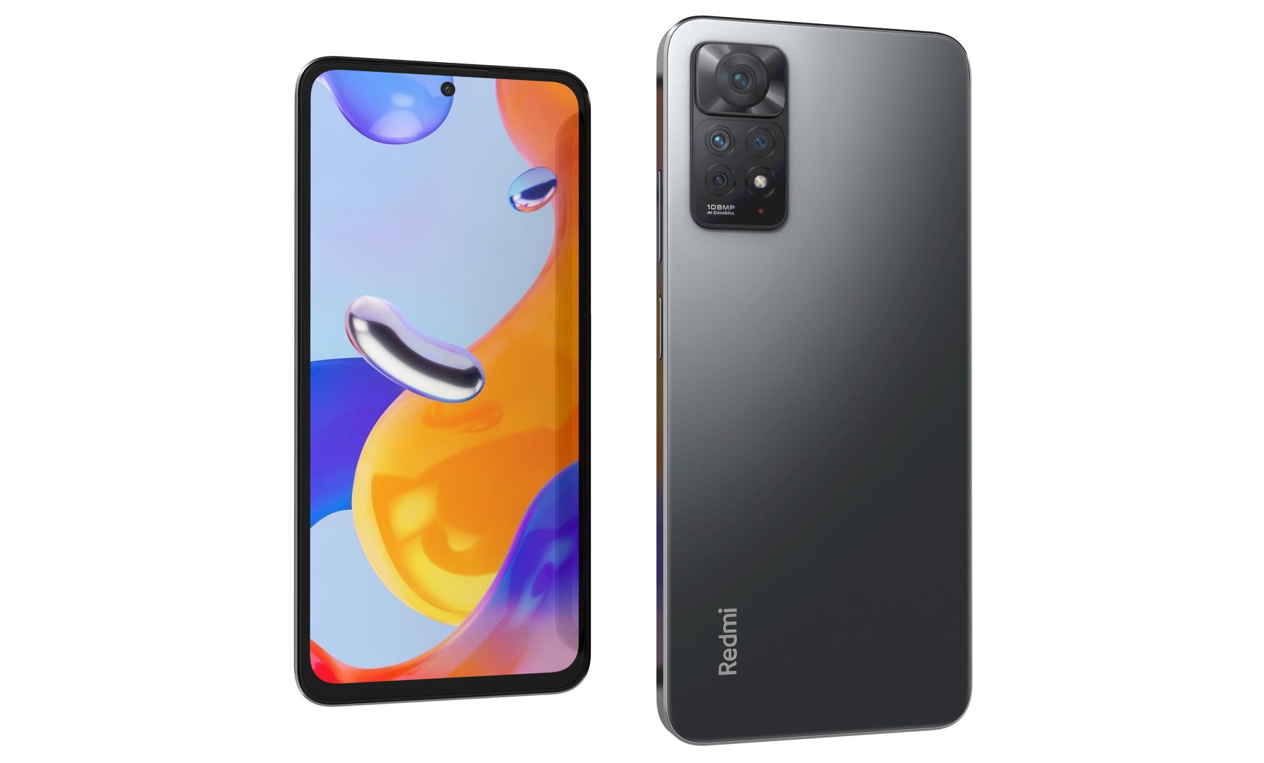 Xiaomi Redmi Note 11 Pro Graphite Gray 3D Model - TurboSquid 1849773