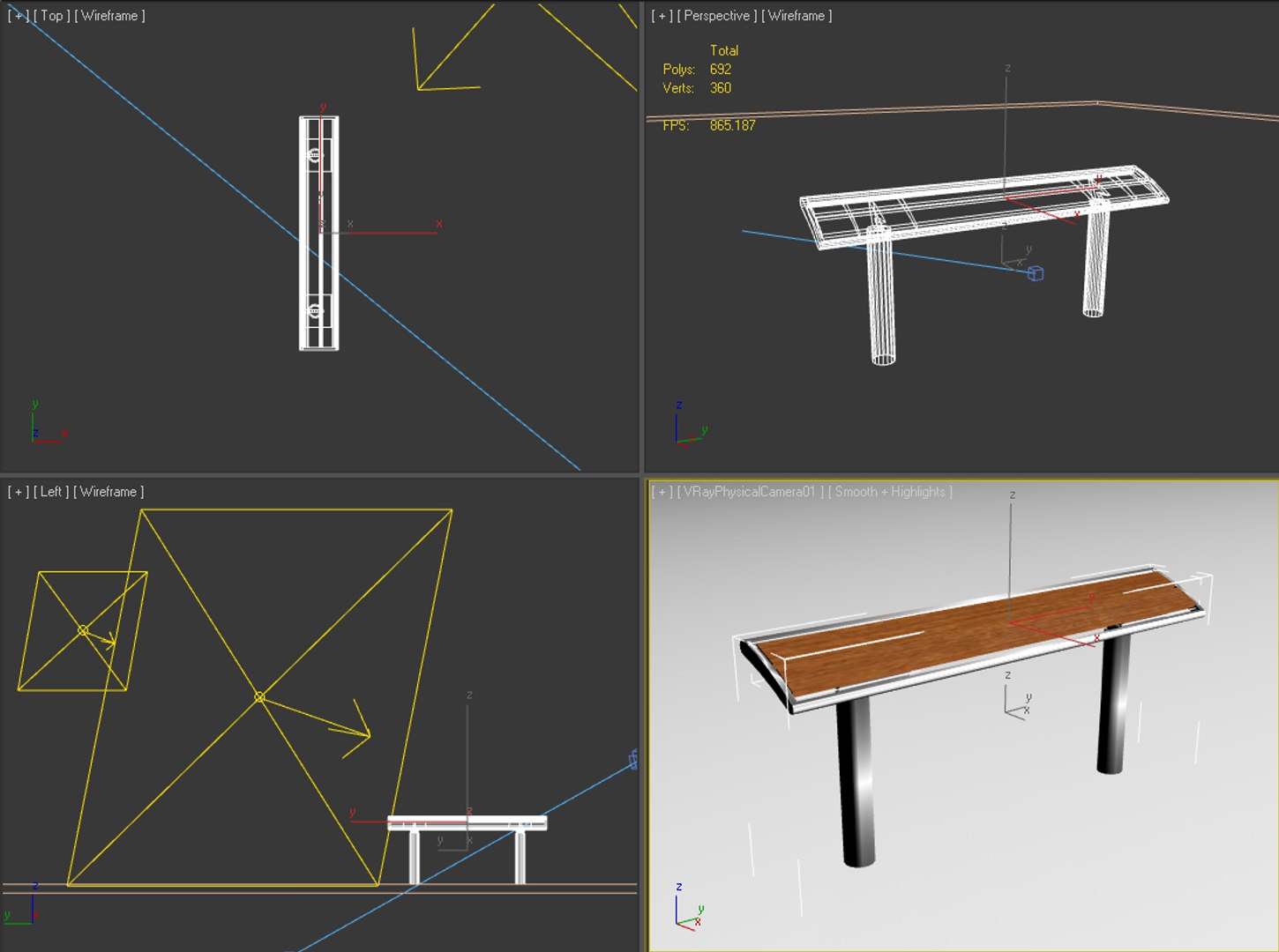 3d Upper Bench Model
