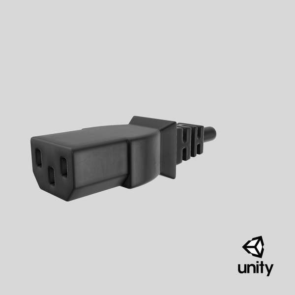 3D Power Plug C13 - TurboSquid 1808032