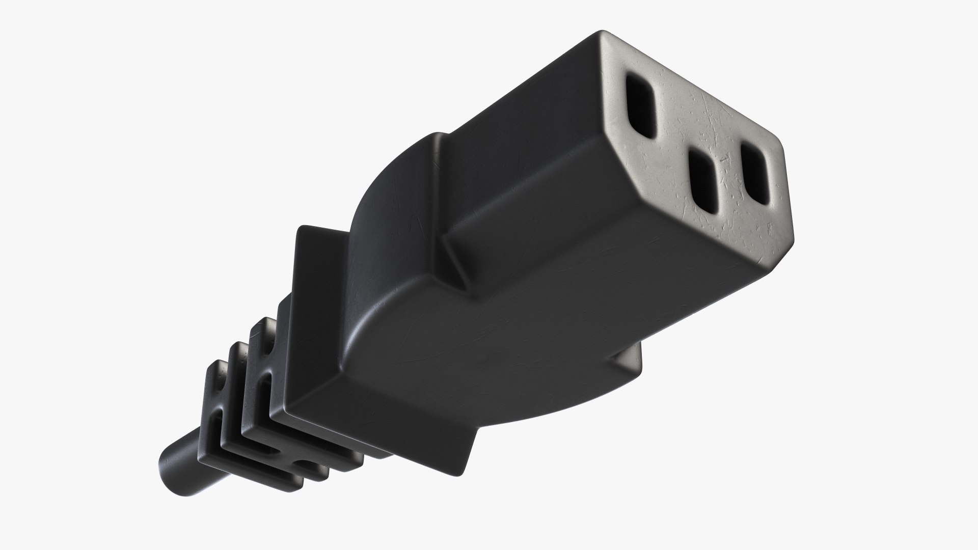 3D Power Plug C13 - TurboSquid 1808032