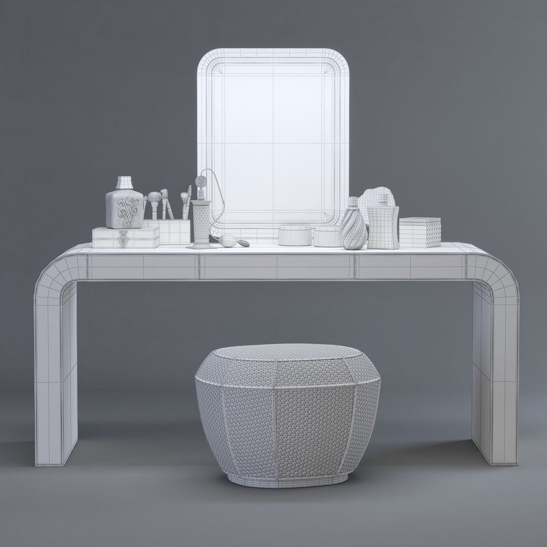 Dressing table 3D model - TurboSquid 1334070