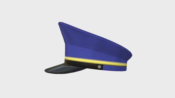 3D model 10 Police Caps Collection - Military Character Design Fashion ...