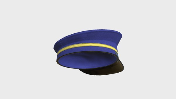 3D model 10 Police Caps Collection - Military Character Design Fashion ...